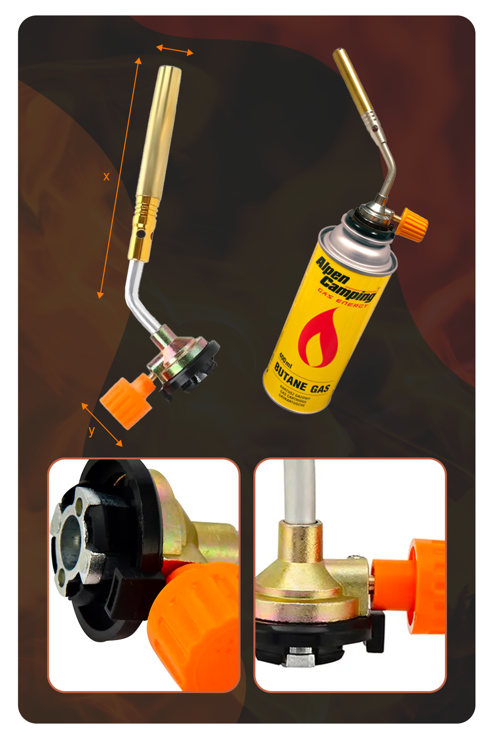 FLAME GUN Palnik gazowy lutowniczy Palnik | Wyposażenie i akcesoria ...